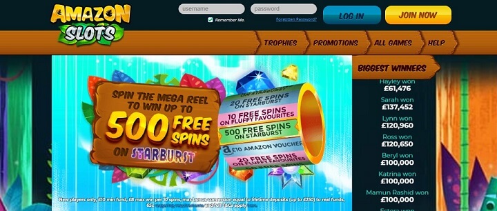 Amazon Slots ️ 2025 Review by CasinoHEX UK ⇒ Up to 500 FS